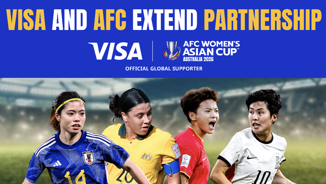 Visa expands the AFC agreement to include the Australian Asian Cup 2026 ...